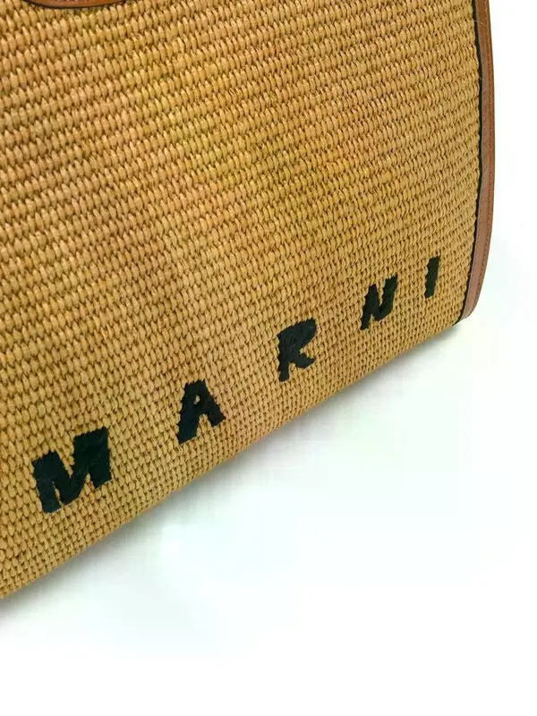 Marni Marcel Summer Raffia Tote Bag