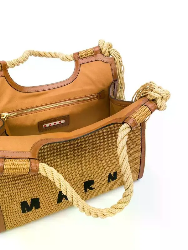 Marni Marcel Summer Raffia Tote Bag