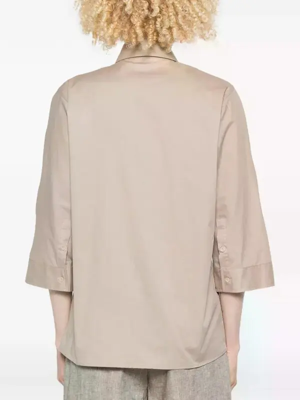 Peserico Bead-embellished Shirt - Brown