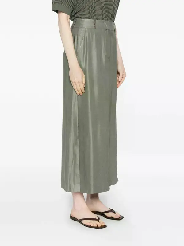 Peserico Side-slit Midi Skirt