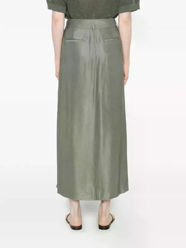 Peserico Side-slit Midi Skirt