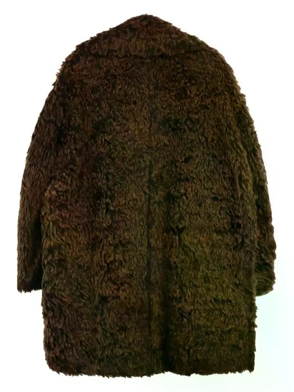 JIL SANDER Single-breasted Faux-fur Coat