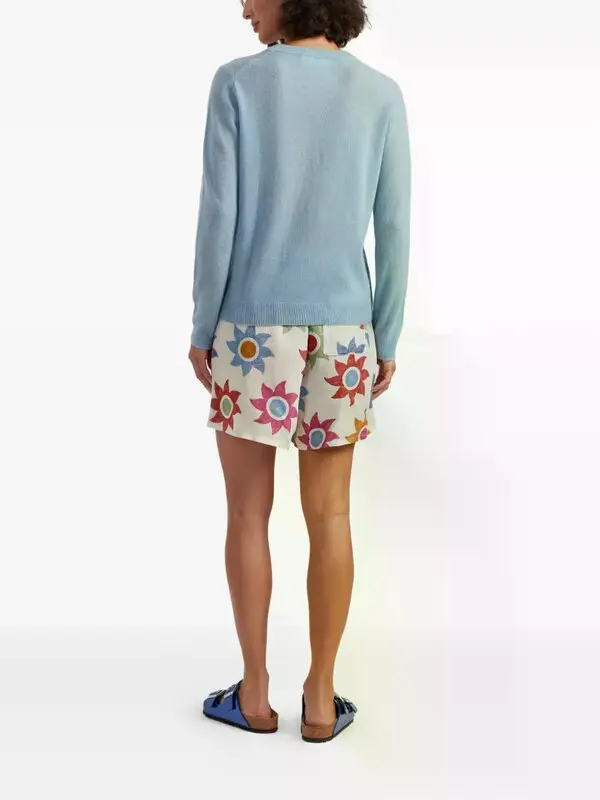 Chinti & Parker Round-neck Cashmere Sweater - Blue