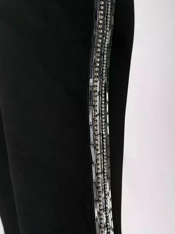 Balmain Sequin-embellished Flared Trousers