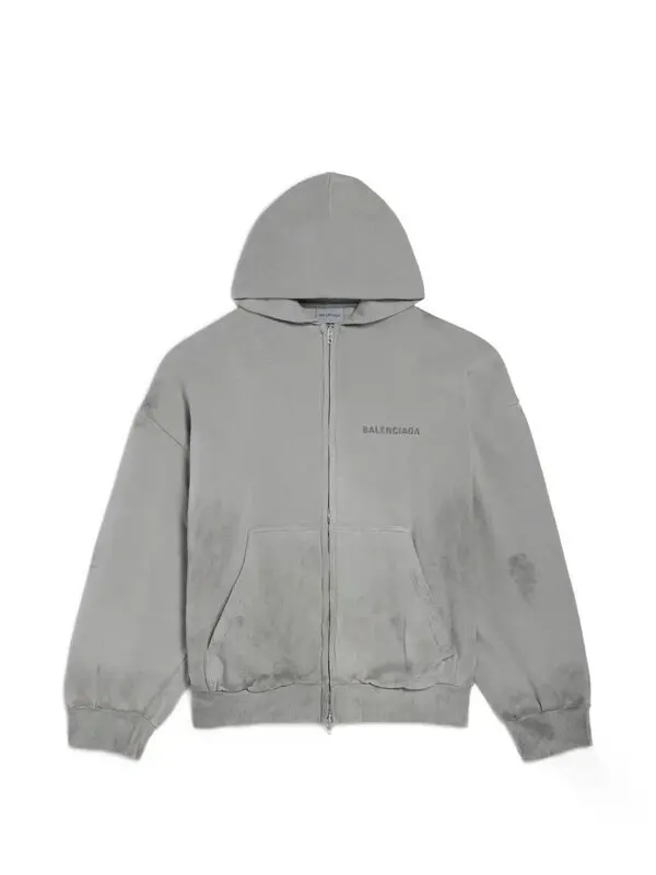 Balenciaga Logo-print Sweatshirt - Grey