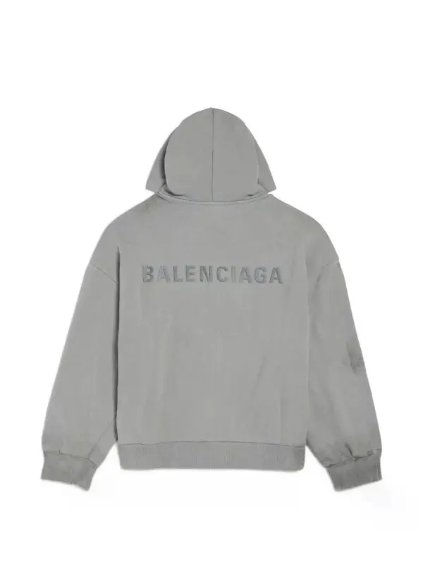 Balenciaga Logo-print Sweatshirt - Grey