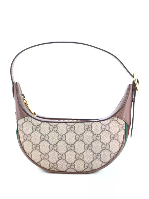 Gucci Ophidia Gg Coated Canvas Mini Hobo Bag