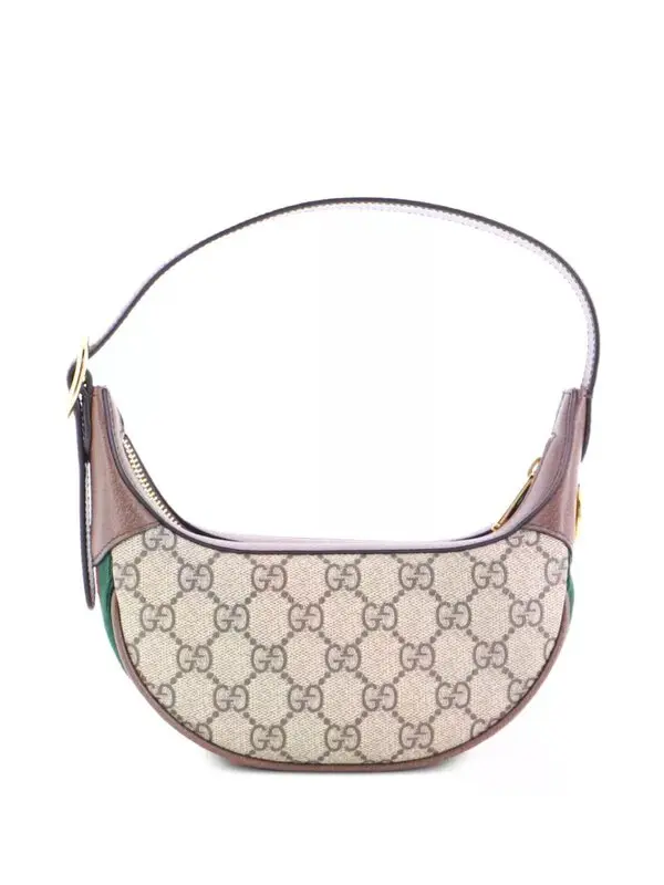 Gucci Ophidia Gg Coated Canvas Mini Hobo Bag