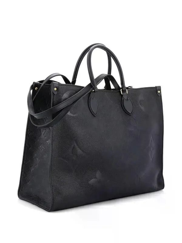 LOUIS VUITTON Onthego Monogram Empreinte Giant Gm Tote Bag - Black