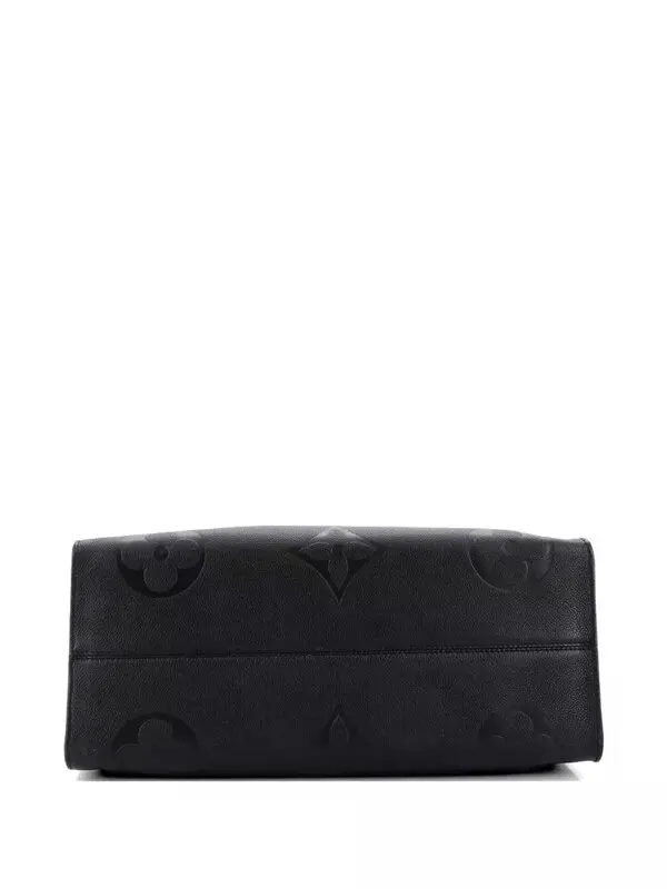 LOUIS VUITTON Onthego Monogram Empreinte Giant Gm Tote Bag - Black