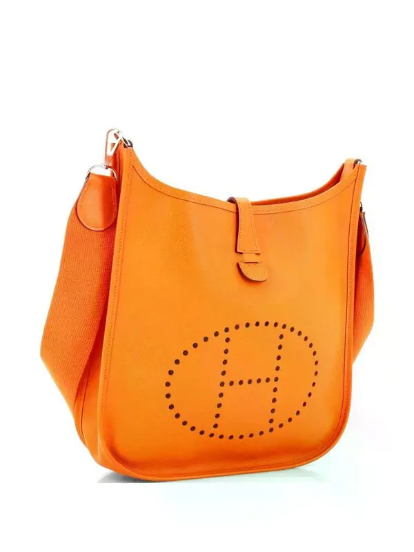 Hermès Evelyne Bag Gen Ii Epsom Pm Crossbody Bag - Orange
