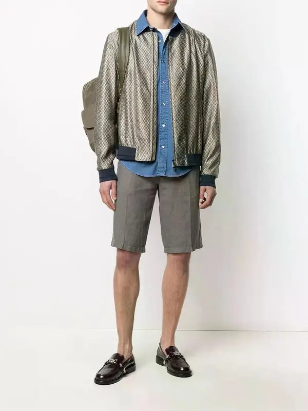 Corneliani Printed Bomber Jacket