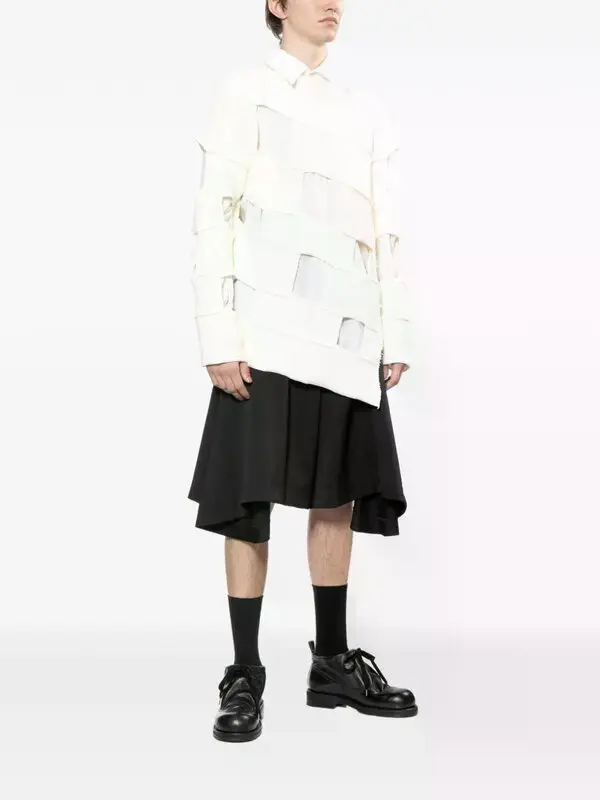 Comme Des Garçons Cut-out Sweater