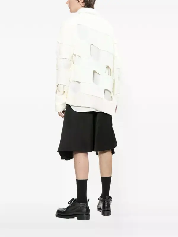 Comme Des Garçons Cut-out Sweater