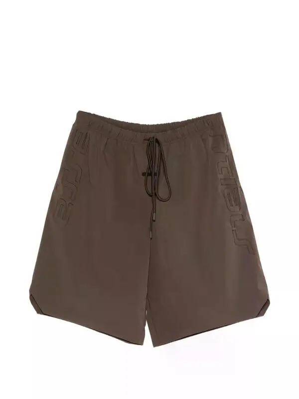 Fear Of God Active Trace Embroidered Shorts - Brown
