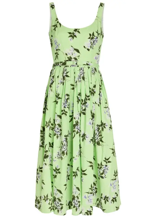 EMILIA WICKSTEAD Eglantine Floral-print Midi Dress