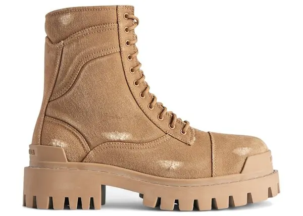 Balenciaga Combat Strike Boot - Brown