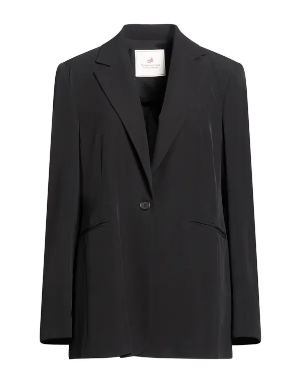 COMPAGNIA ITALIANA Single-breasted Twill Blazer