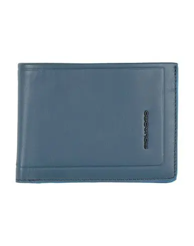 PIQUADRO Wallet Cow Leather - Navy