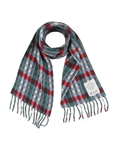 Maje Scarf Alpaca Wool, Polyester, Wool - Grey
