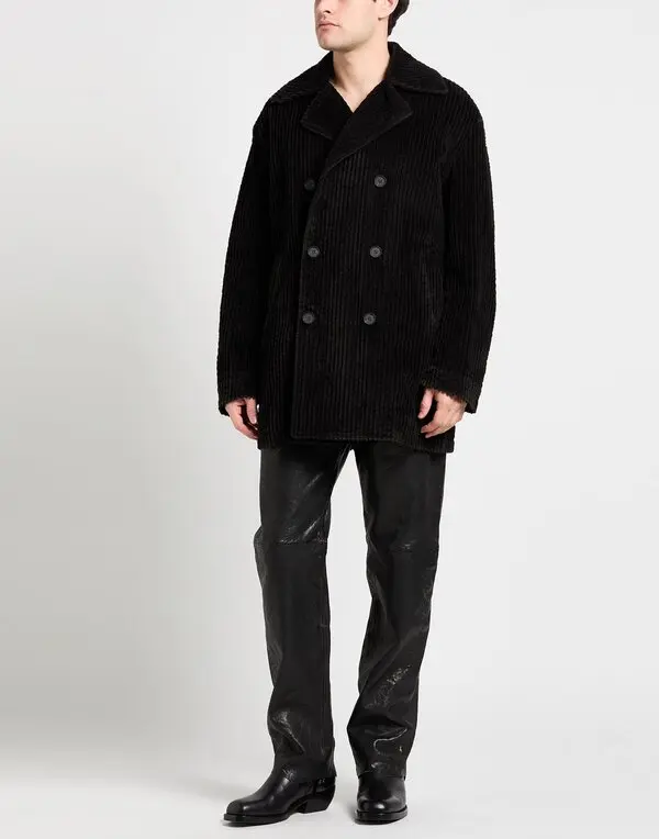 DIESEL® Cotton Corduroy Double-breasted Coat