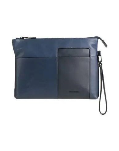 PIQUADRO Handbag In Leather - Blue