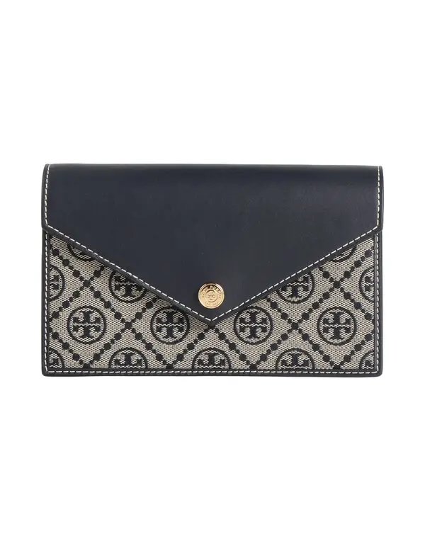 Tory Burch Small Flap Bag With Detachable Shoulder Strap - Navy