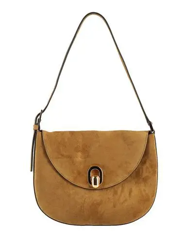 Savette Suede Saddle Shoulder Bag - Yellow