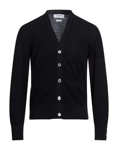 Thom Browne Cardigan Midnight Size Virgin Wool - Blue