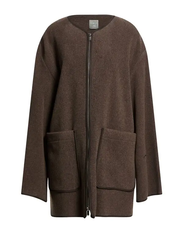 TOTEME Single-breasted Felt Coat