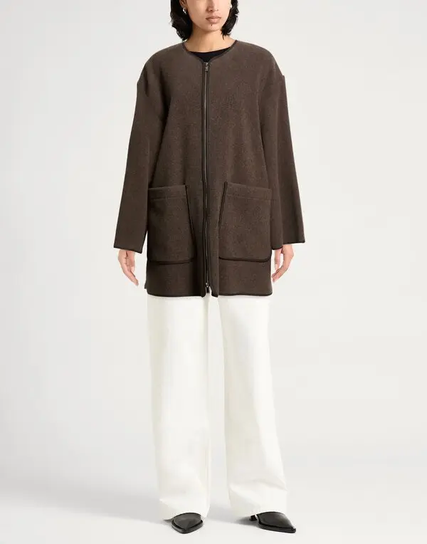 TOTEME Single-breasted Felt Coat