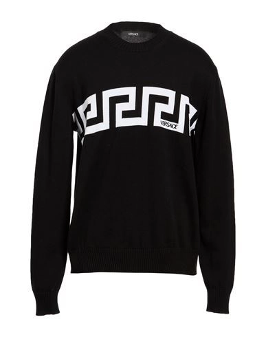 Versace Sweater Size Cotton, Viscose, Polyester - Black