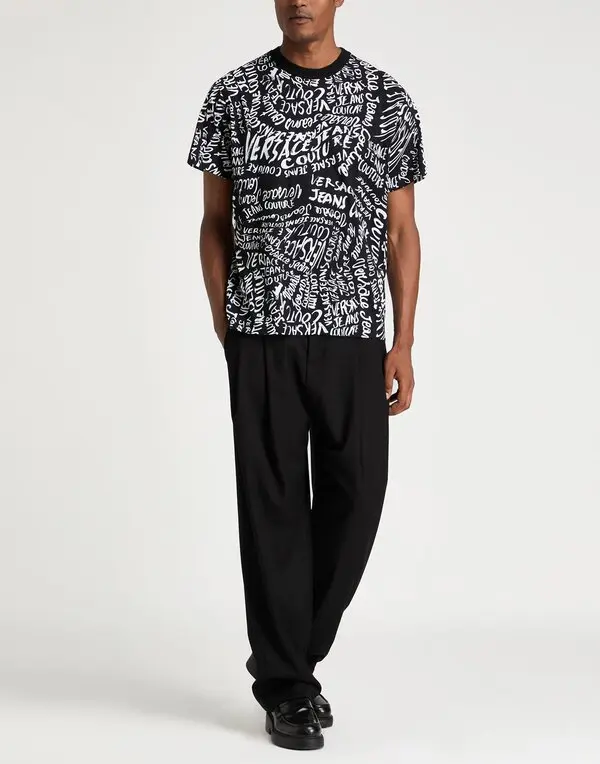 Versace T-shirt Size Cotton - Black