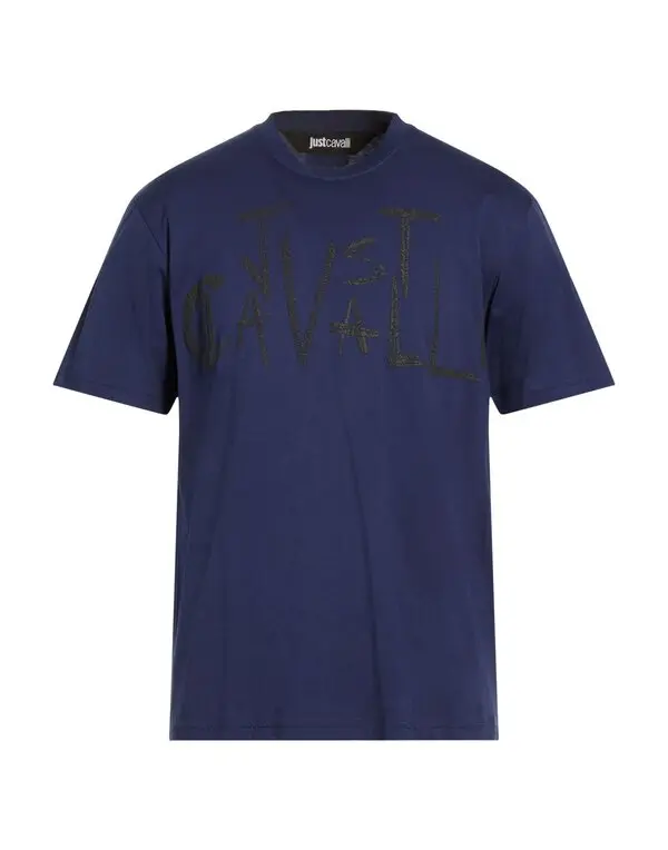 Just Cavalli T-shirt Size Cotton - Navy