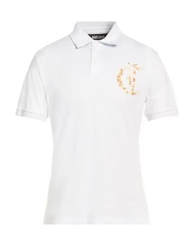 Just Cavalli Polo Shirt Size Cotton - White