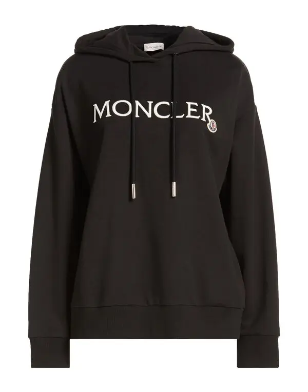 Moncler Cotton French Terry Sweatshirt - Black