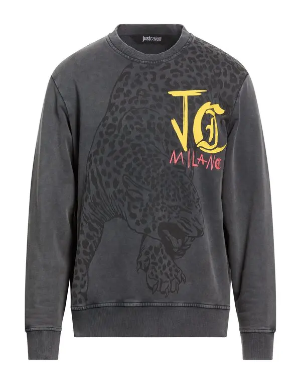Just Cavalli Sweatshirt In French Terry With Logo