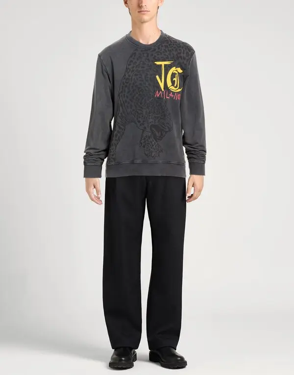 Just Cavalli Sweatshirt In French Terry With Logo