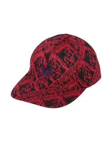 Needles Jacquard Baseball Cap - Red