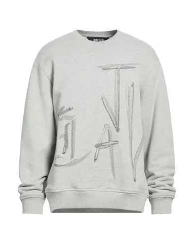 Just Cavalli Cotton Sweatshirt With Embroidered Logo