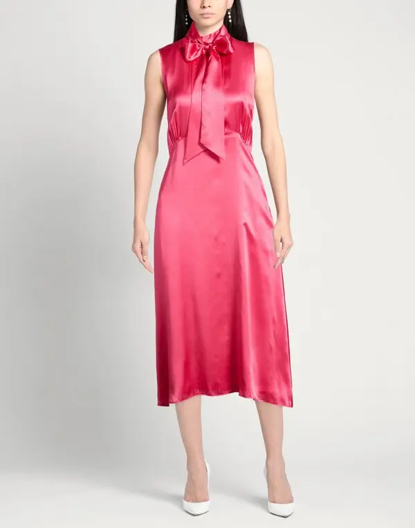 REALLY WILD Silk Midi Dress