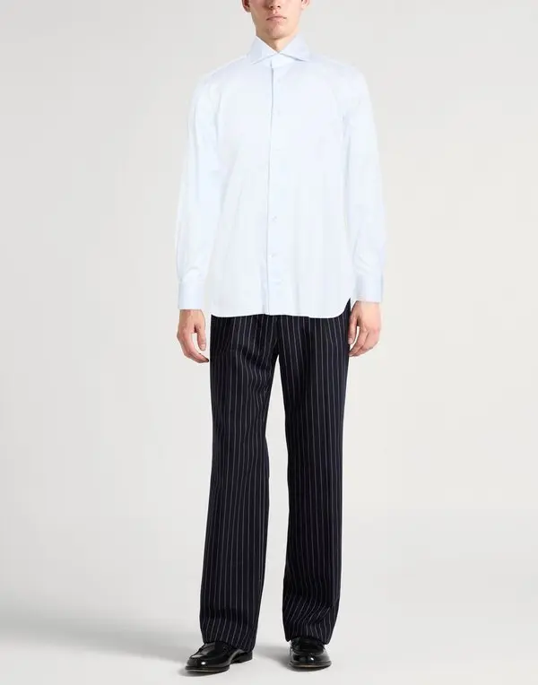 Zegna Shirt Size Cotton - Blue