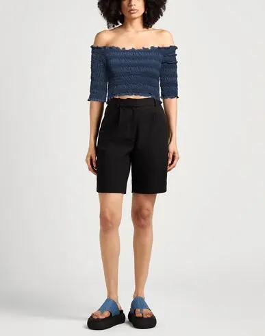 Kenzo Cotton Off-the-shoulder Crop Top