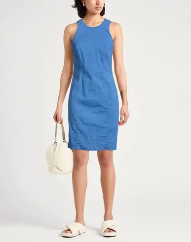 120% Lino Mini Dress Linen Blend