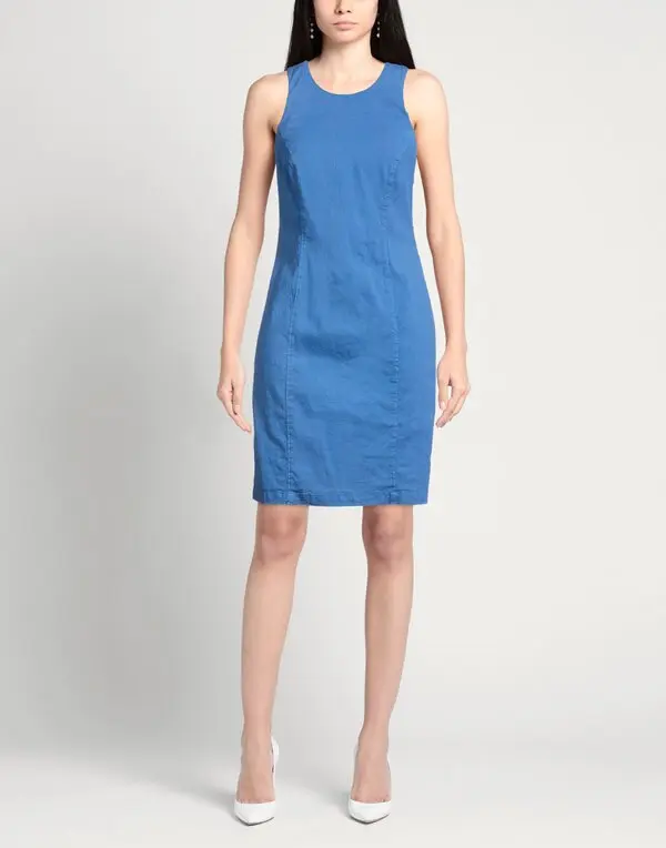 120% Lino Mini Dress Linen Blend