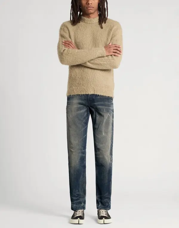 DIESEL® Cotton Elastane Tapered Jeans - Blue