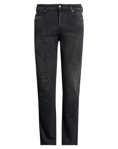 DIESEL® Cotton-elastane Straight-leg Jeans - Black