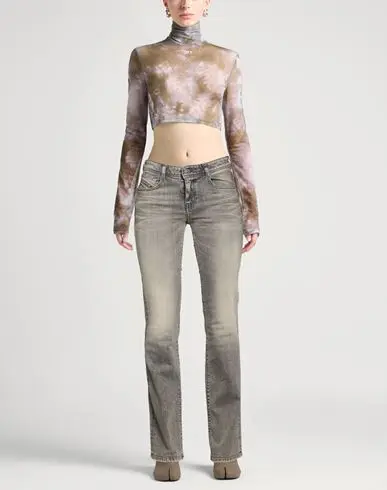DIESEL® Boot-cut Jeans In Stretchy Cotton With Colored Wash - Grey