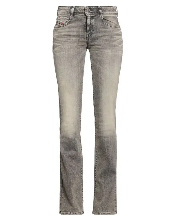 DIESEL® Boot-cut Jeans In Stretchy Cotton With Colored Wash - Grey
