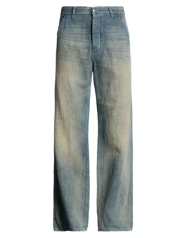 DIESEL® Cotton-linen Straight-leg Jeans